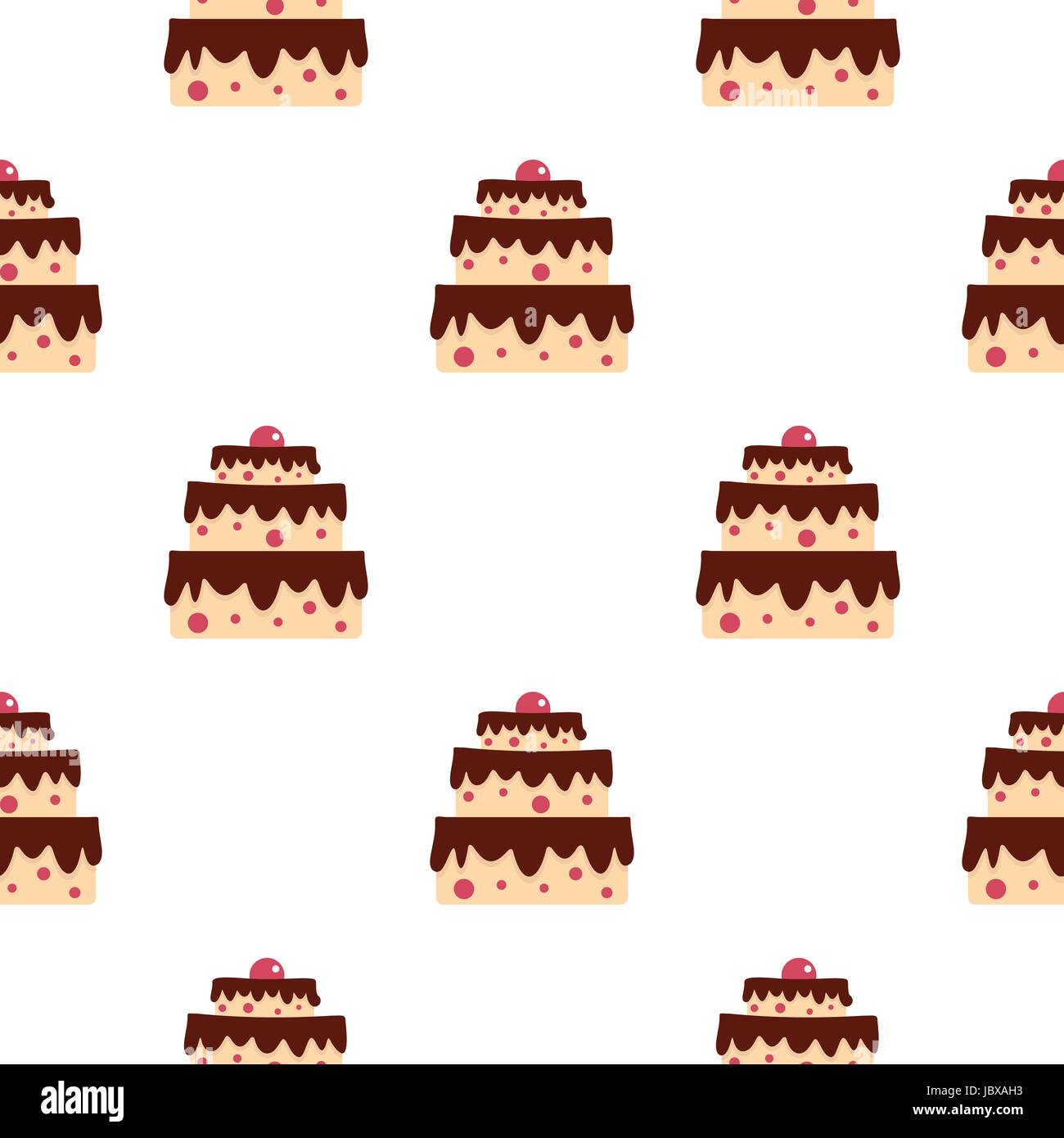 Cake pattern seamless Stock Vector Image & Art - Alamy