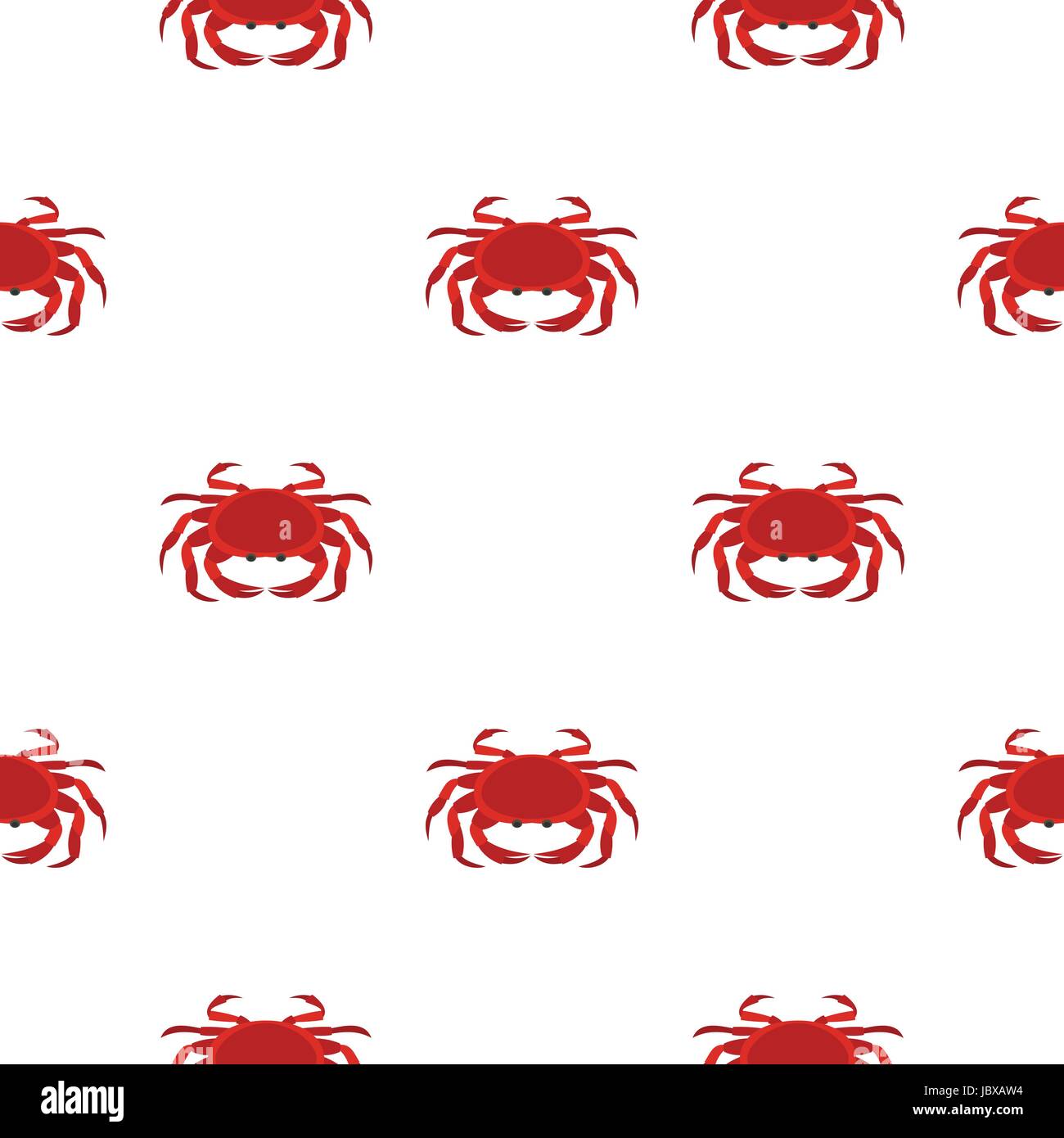 Big red crab pattern seamless Stock Vector Image & Art - Alamy