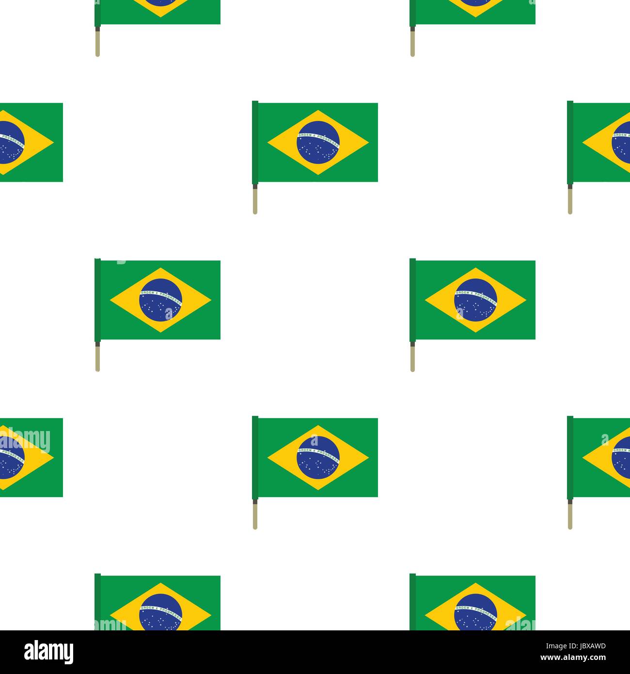 National flag of Brazil pattern seamless Stock Vector Image & Art - Alamy