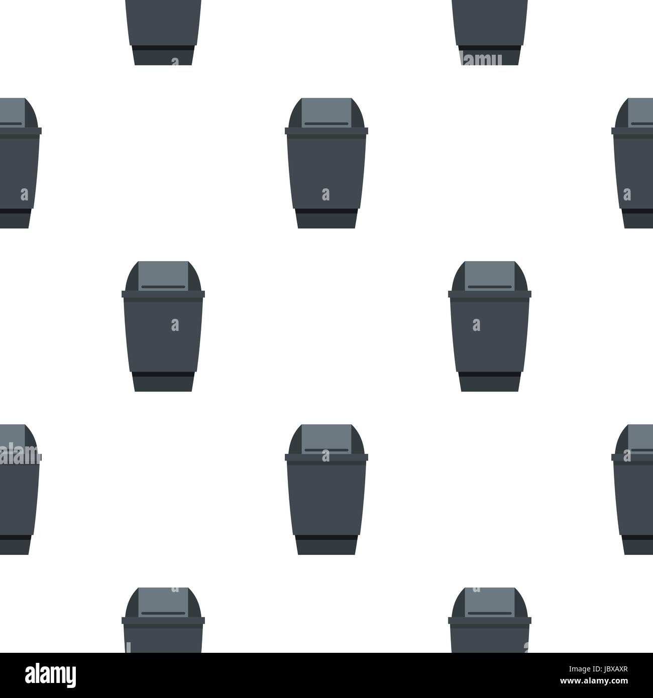 Grey flip lid bin pattern seamless Stock Vector Image & Art - Alamy