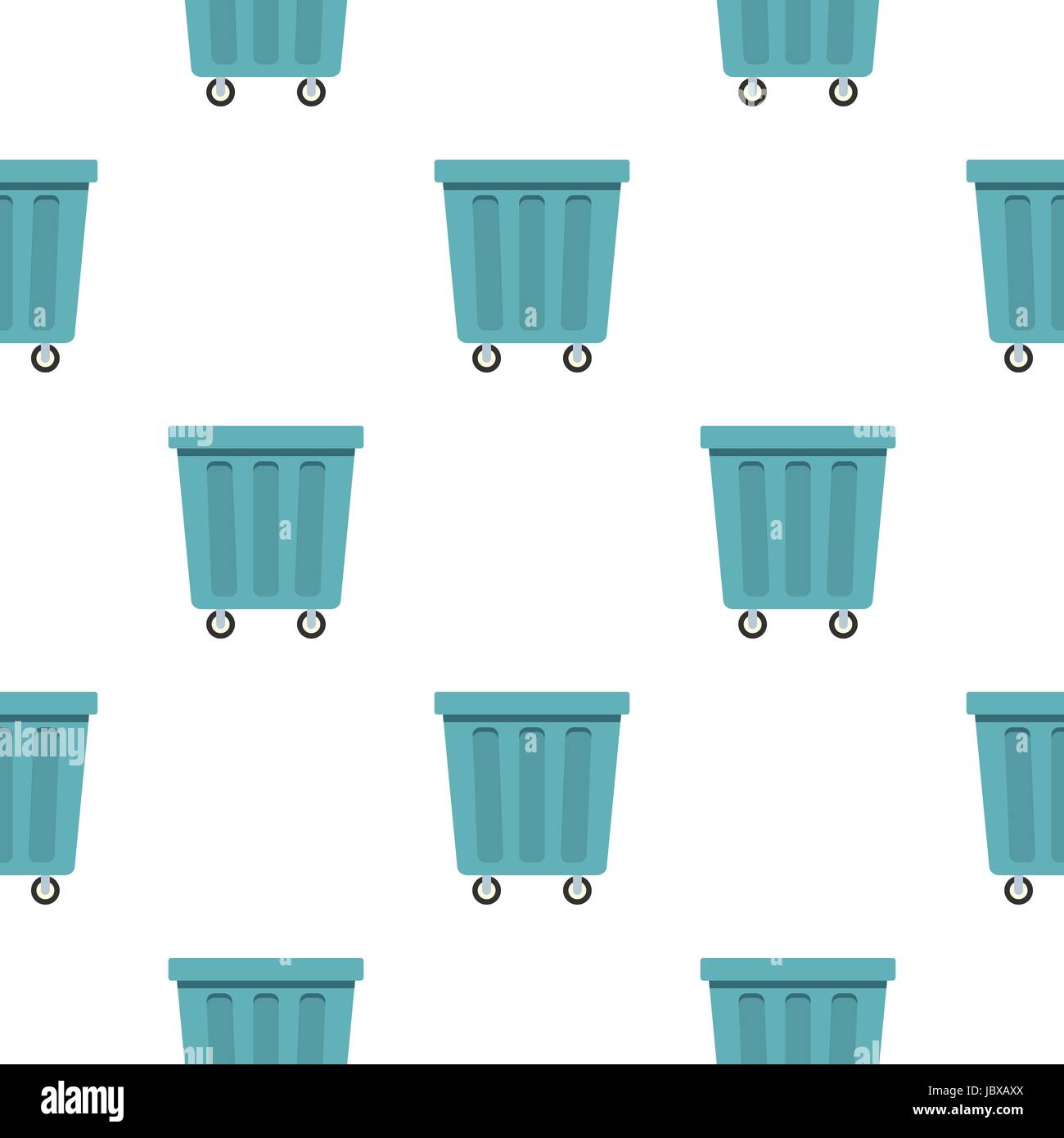 Outdoor blue trash can pattern seamless Stock Vector Image & Art - Alamy