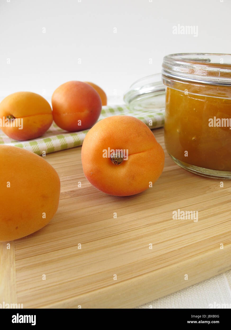 homemade apricot jam Stock Photo - Alamy
