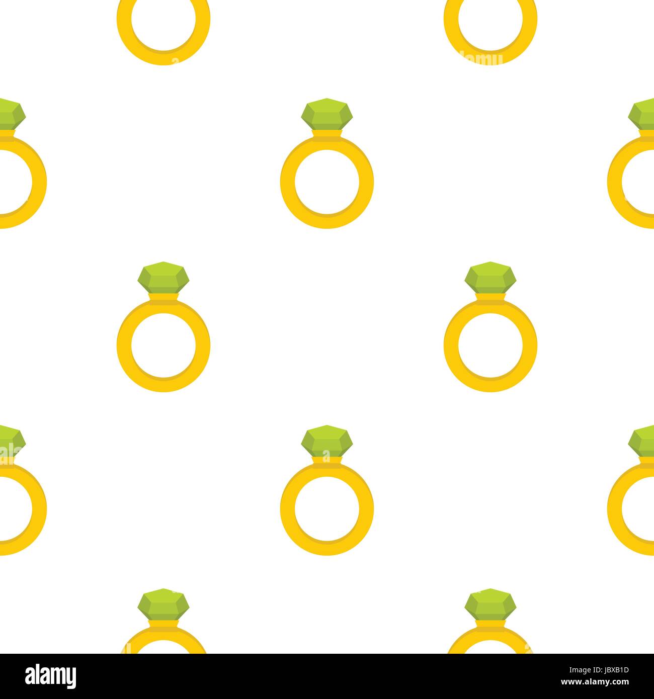 Gold ring with green gem pattern seamless Stock Vector Image & Art - Alamy