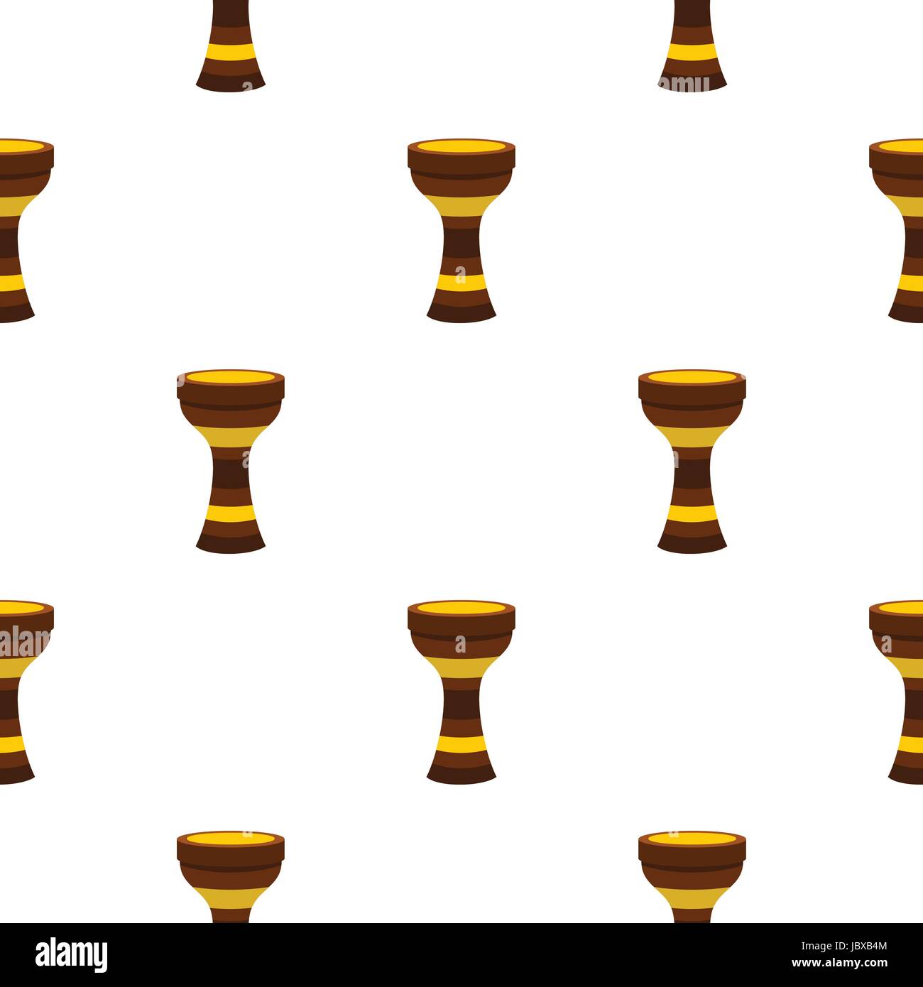Darbuka musical instrument pattern seamless Stock Vector Image & Art ...