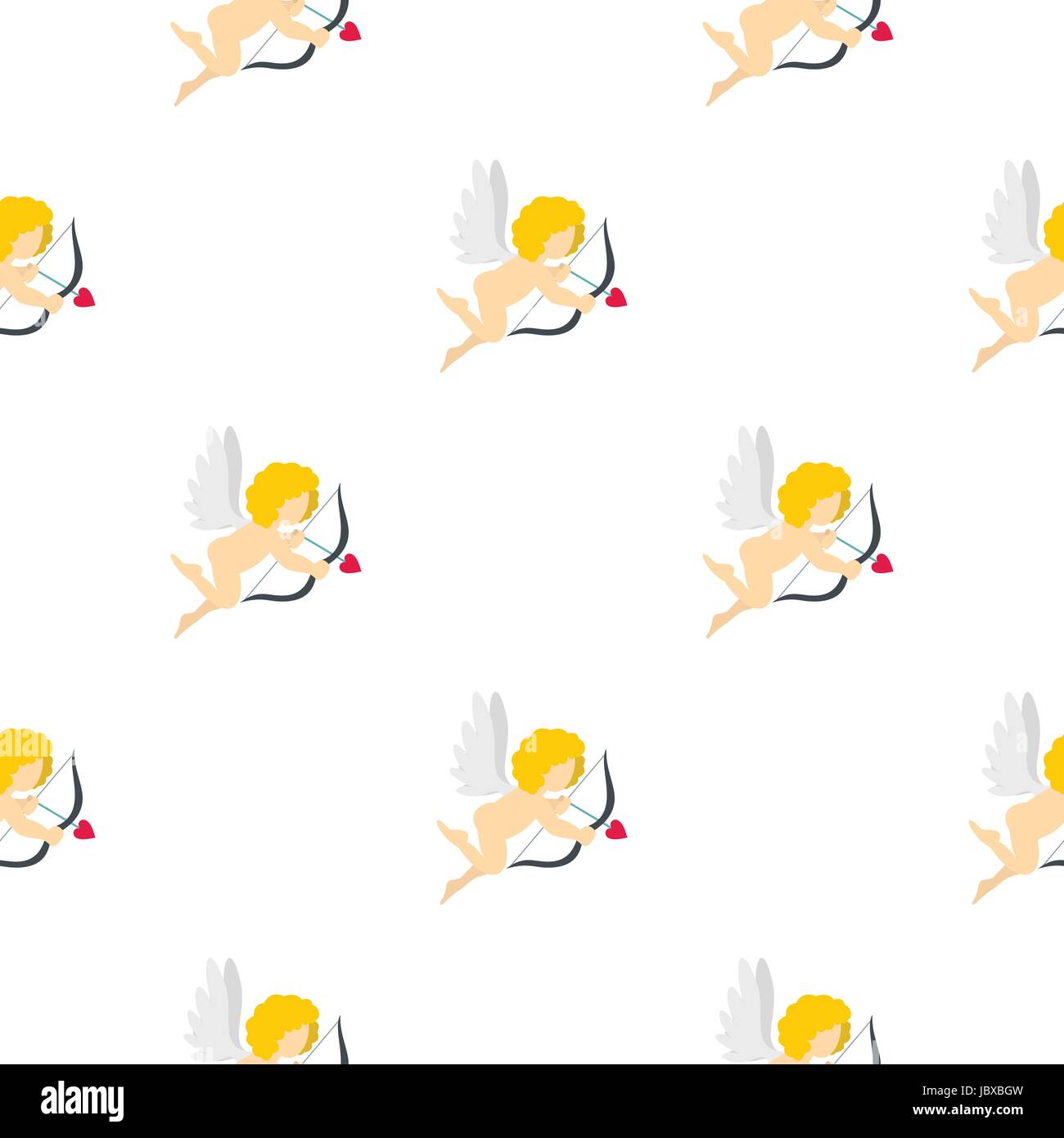 Angel repeat pattern Cut Out Stock Images & Pictures - Alamy