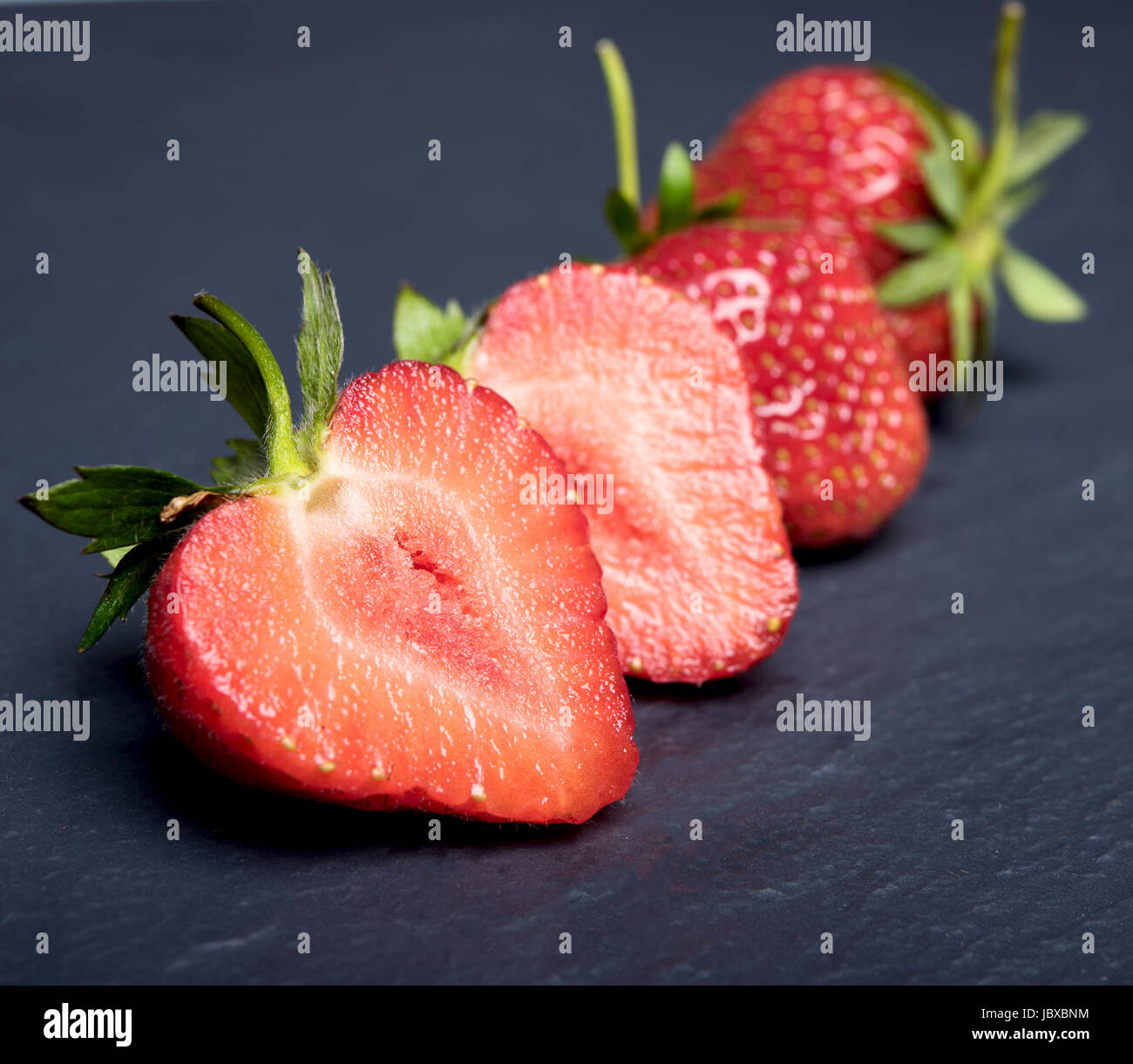 Large fresh juicy strawberry hi-res stock photography and images - Alamy