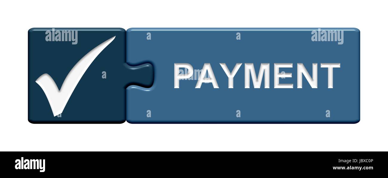 puzzle button: payment Stock Photo - Alamy
