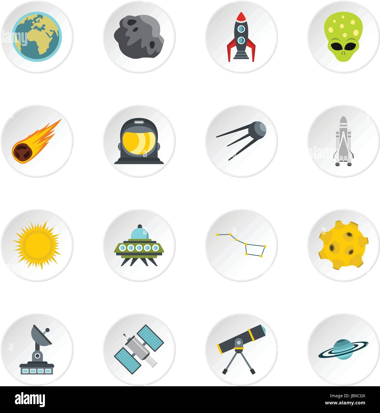 Spaceship with lunar module Stock Vector Images - Alamy