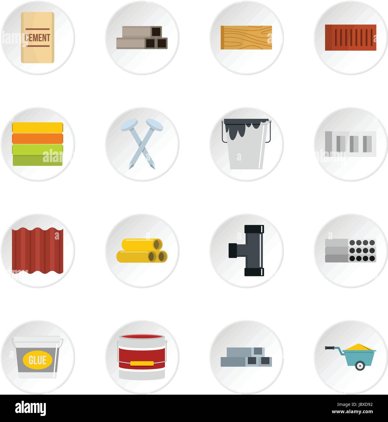 Building materials timber Stock Vector Images - Alamy