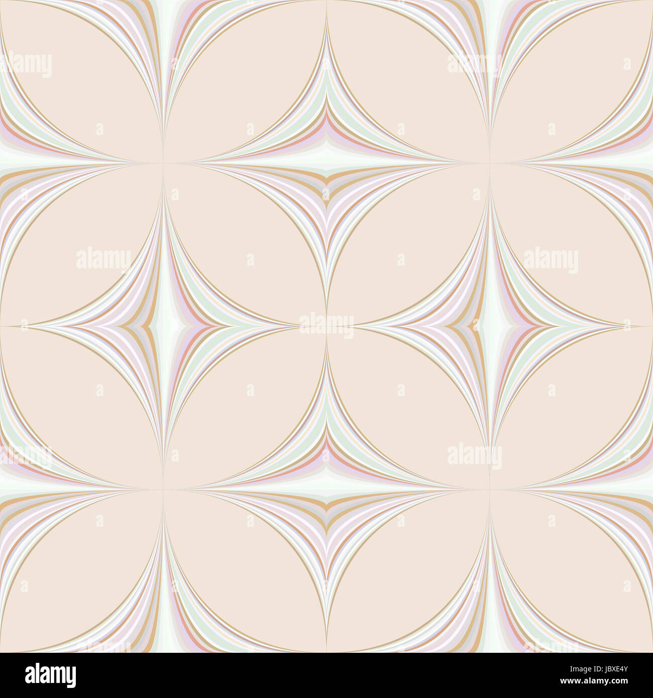 Decorative curved wallpaper pattern. a raster illustration Stock Photo ...