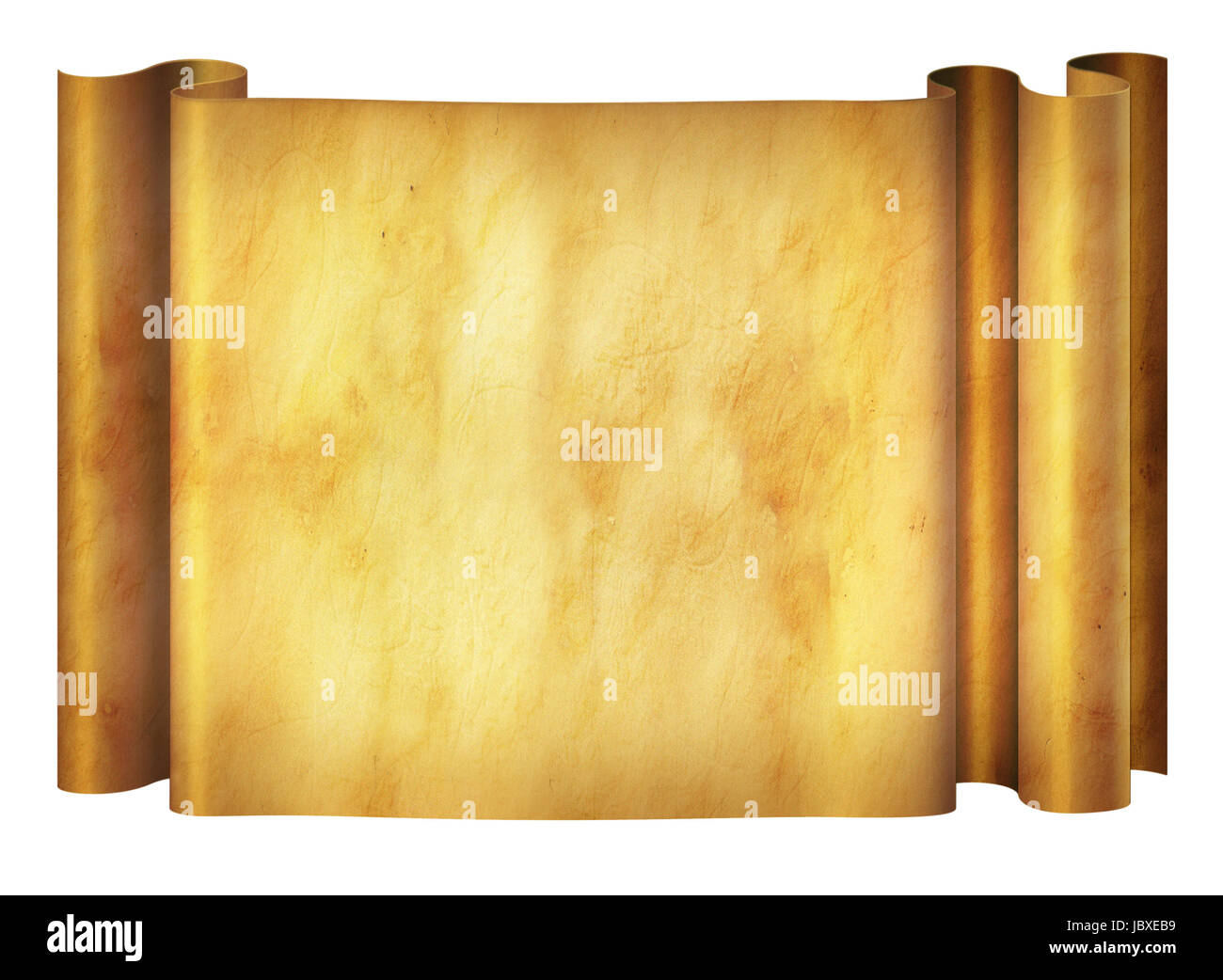 Illustration of golden scroll Stock Photo - Alamy