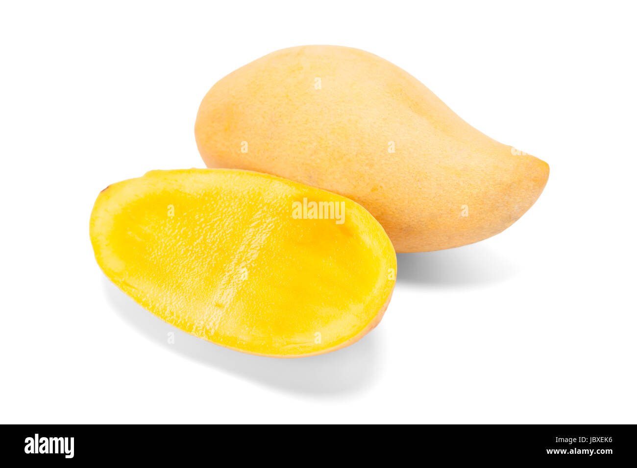 rip mango isolated on white with shadow Stock Photo - Alamy