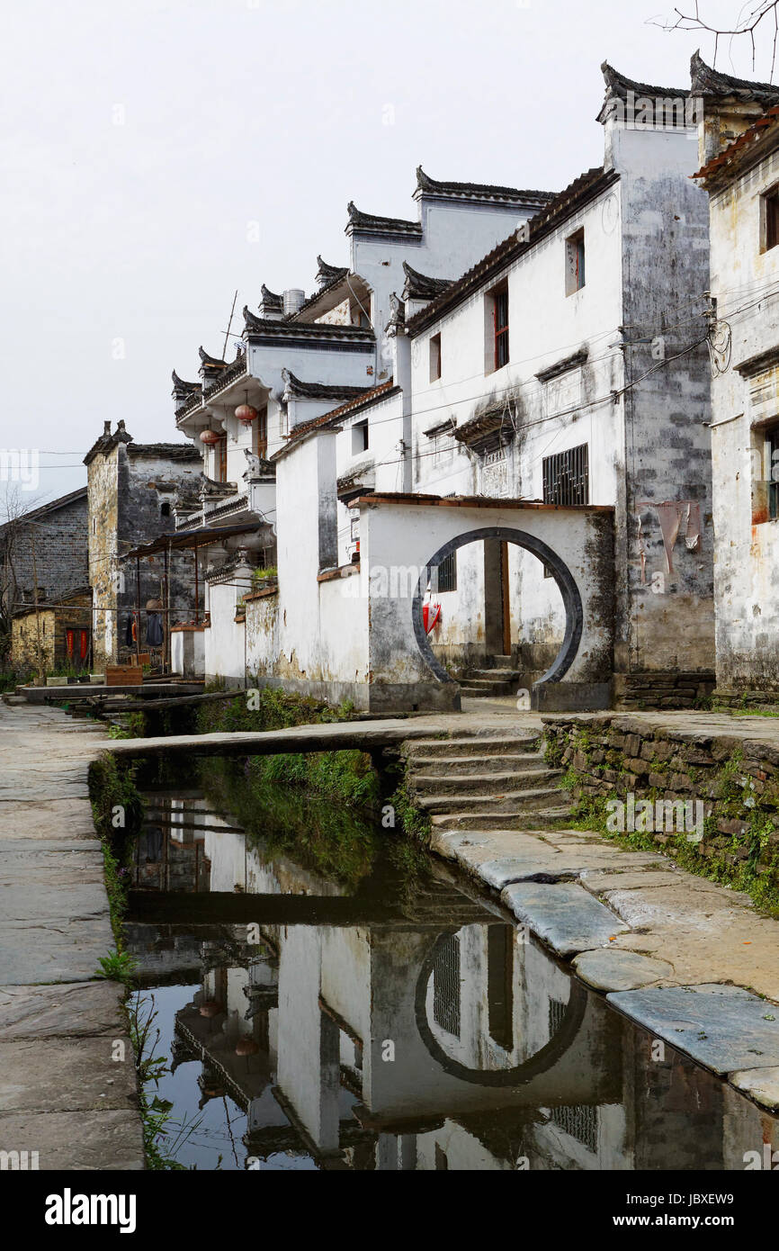 Rural landscape in wuyuan county, jiangxi province, china Stock Photo ...