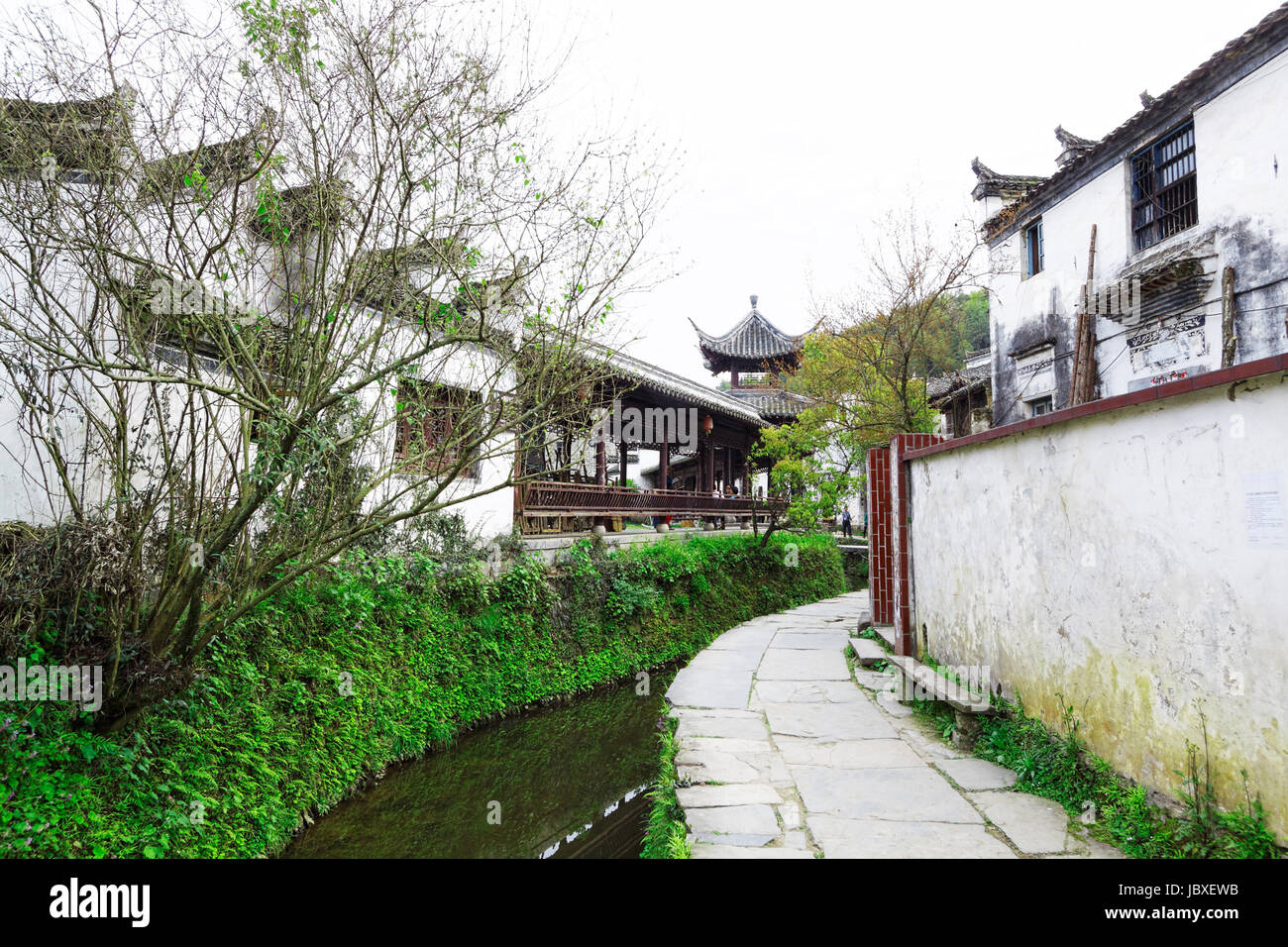 Rural landscape in wuyuan county, jiangxi province, china Stock Photo ...