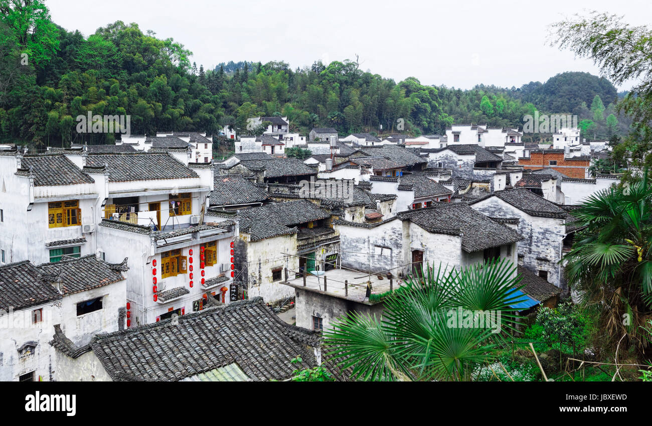 Rural landscape in wuyuan county, jiangxi province, china Stock Photo ...