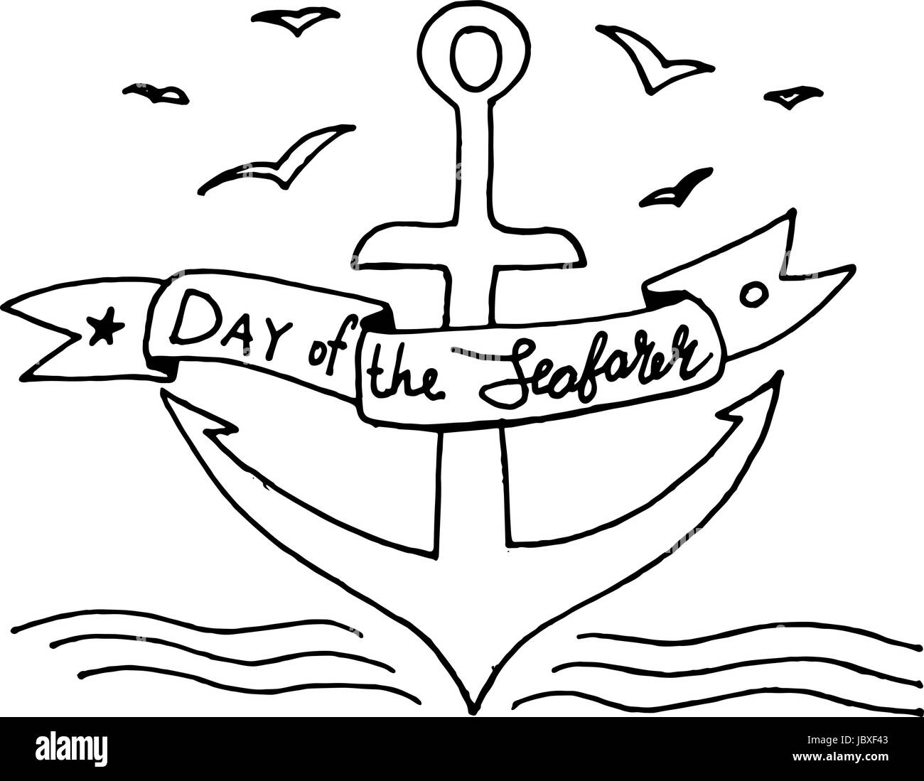 Seafarer vector vectors Black and White Stock Photos & Images - Alamy