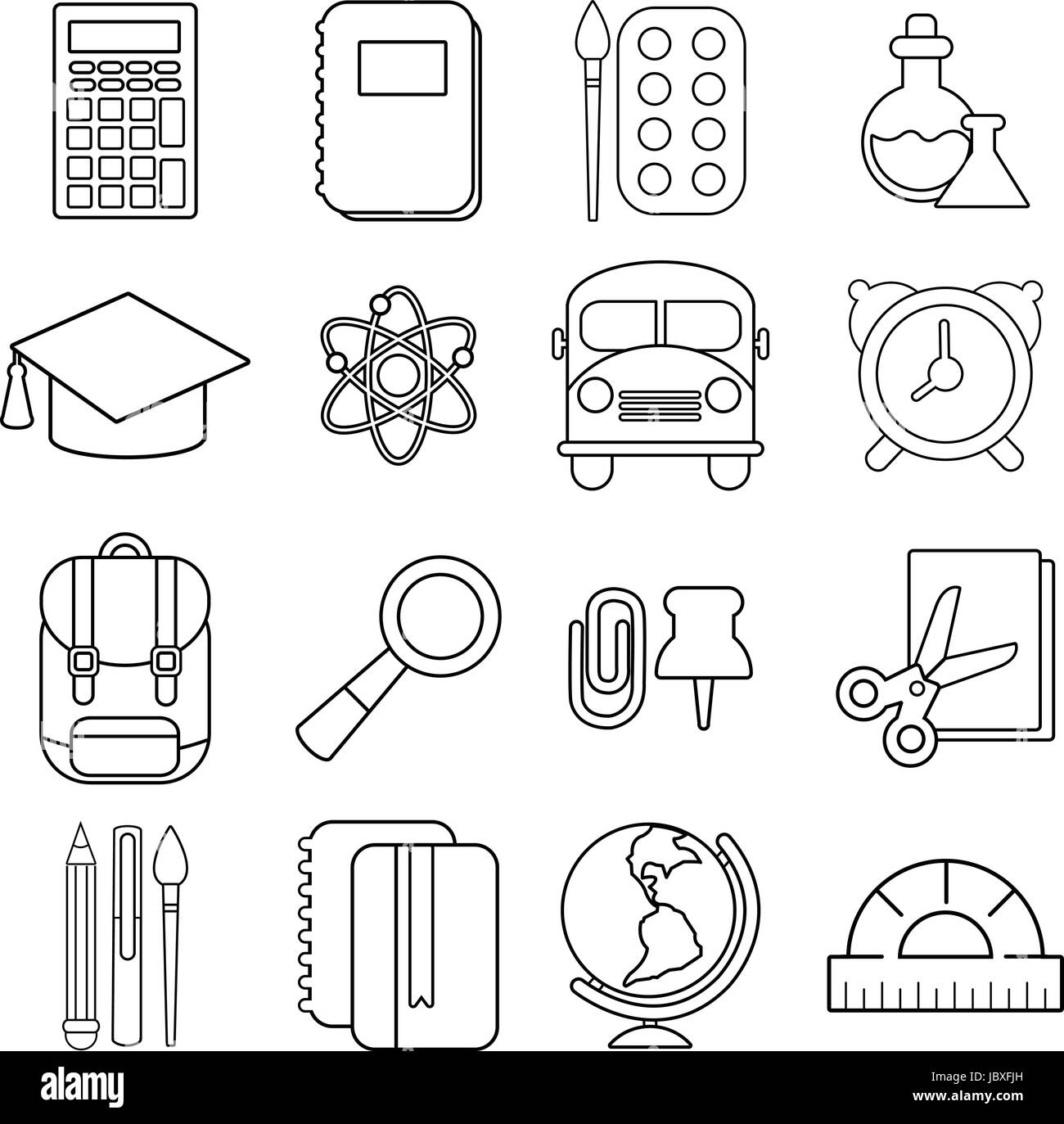 School bus model Stock Vector Images - Alamy