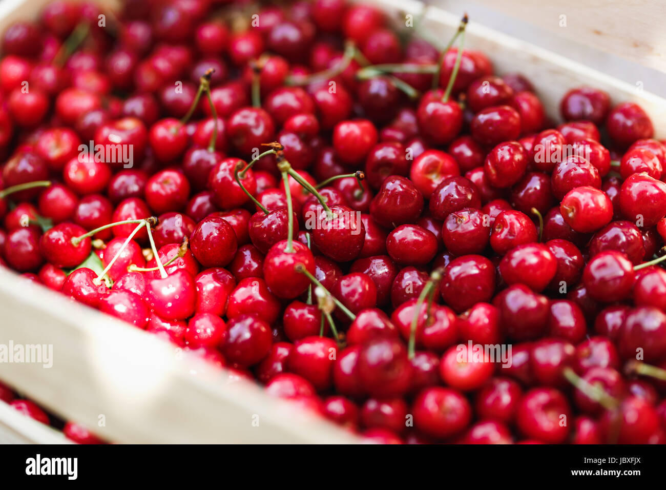 Wooden box tasty red hi-res stock photography and images - Alamy