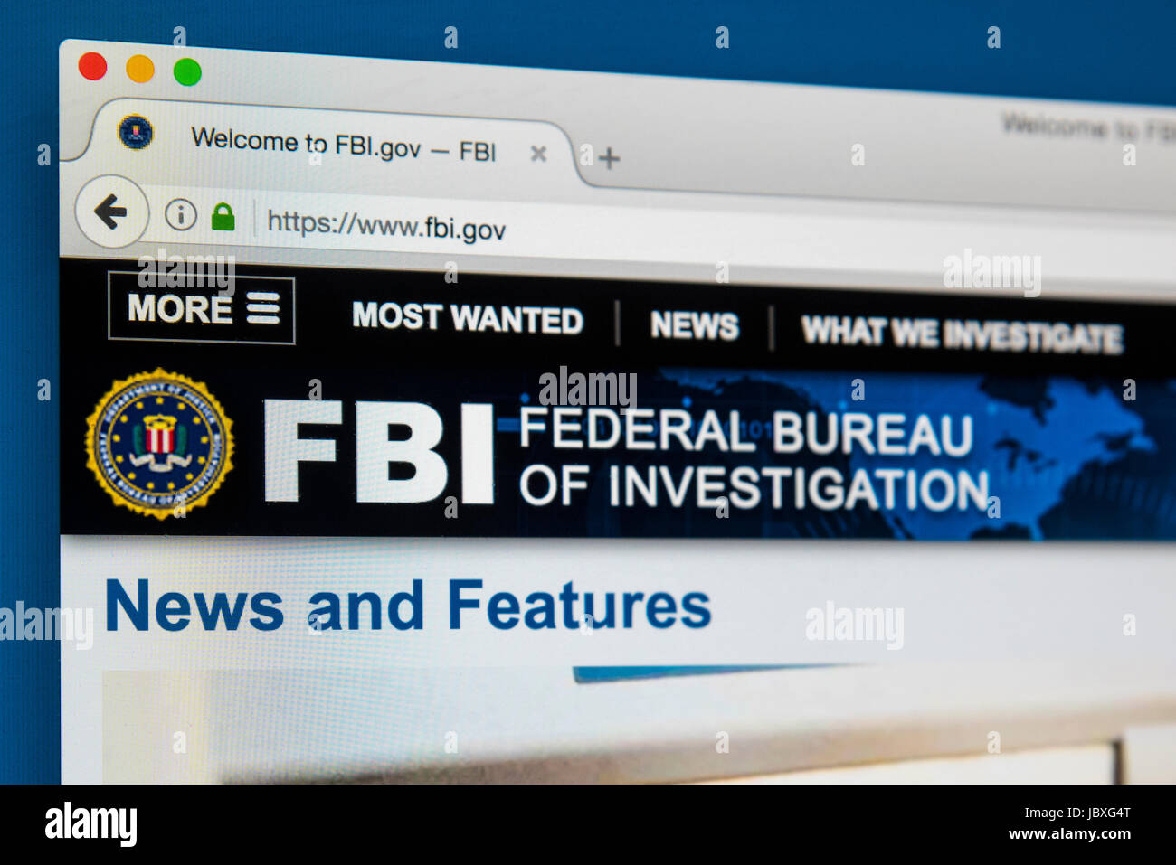 Fbi logo hi-res stock photography and images - Alamy