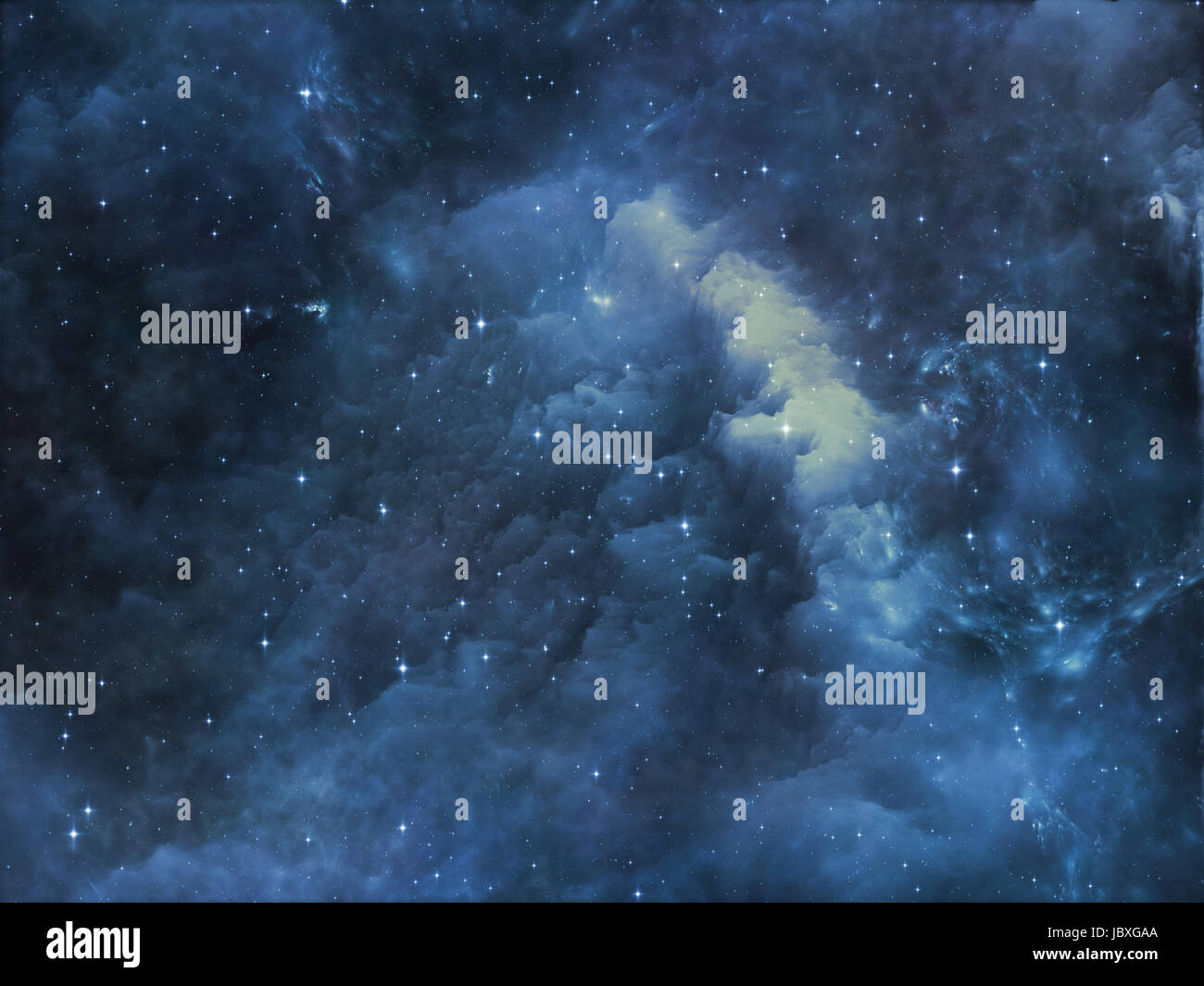 Deep Space series. Artistic background made of nebula, stars and colors ...