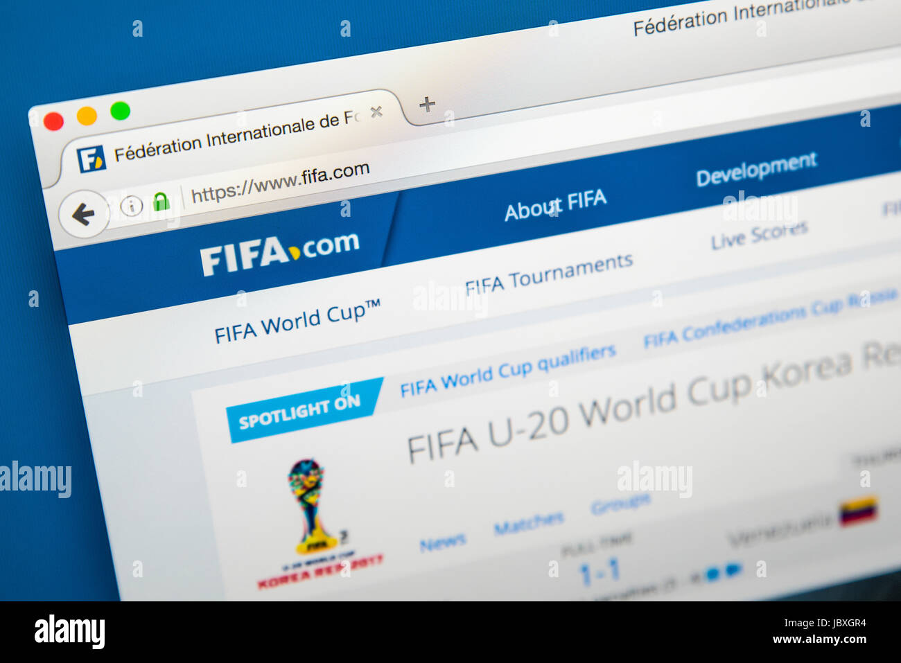 Fifa corruption hi-res stock photography and images - Alamy