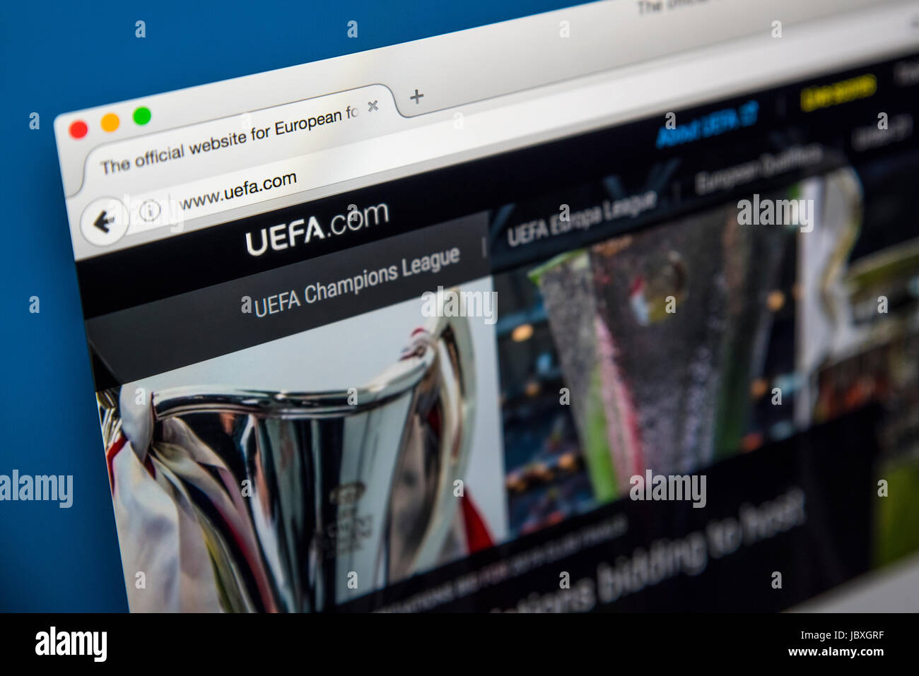 The euros football logo hi-res stock photography and images - Alamy