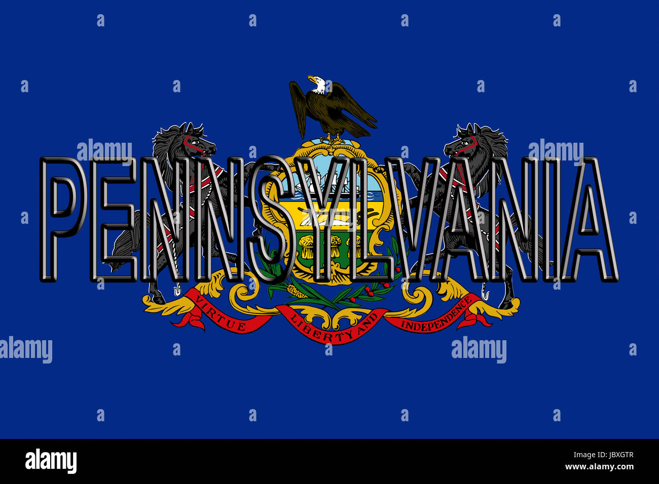 Pennsylvania flag hi-res stock photography and images - Alamy