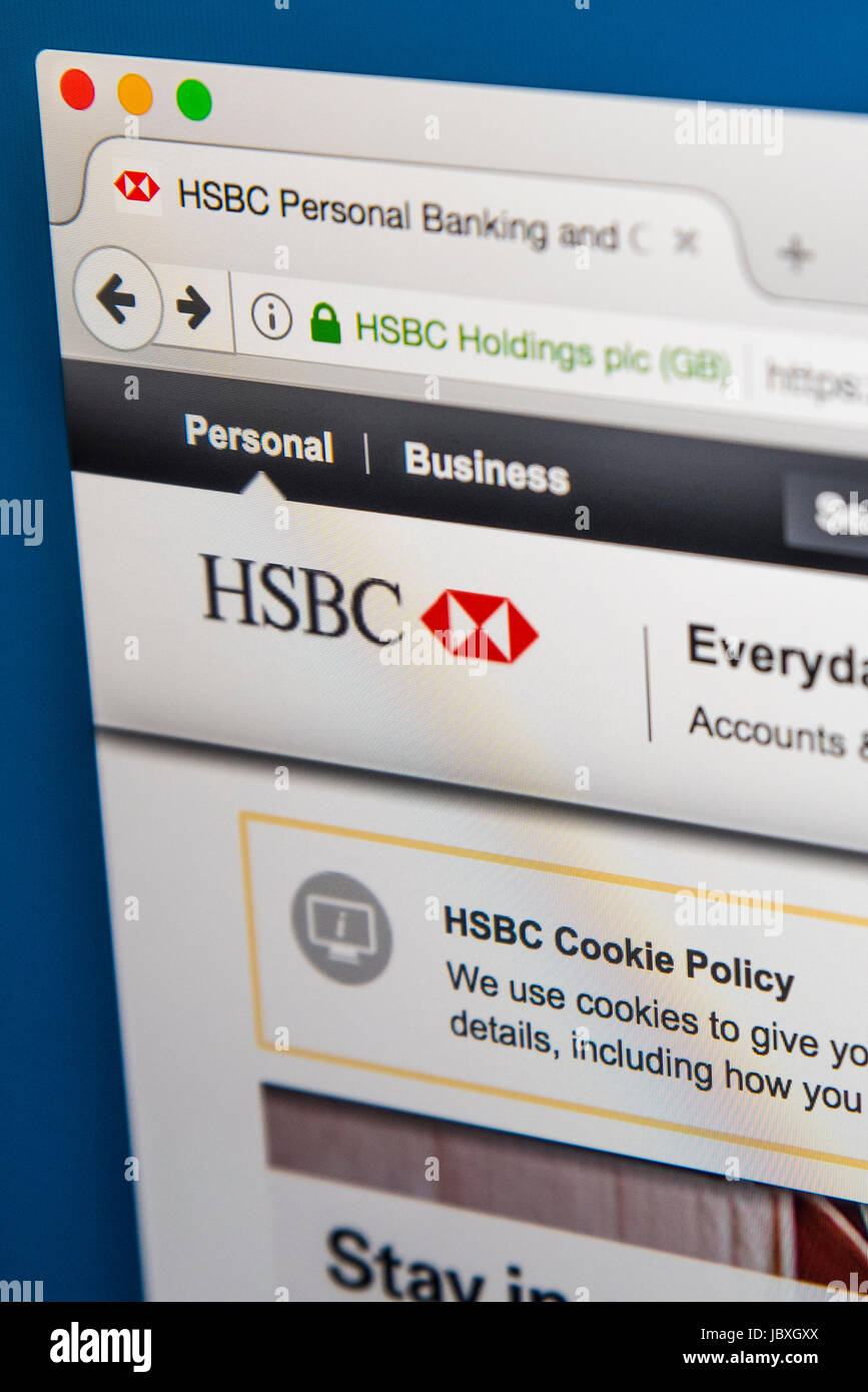 LONDON, UK - JUNE 8TH 2017: The homepage of the official website for ...