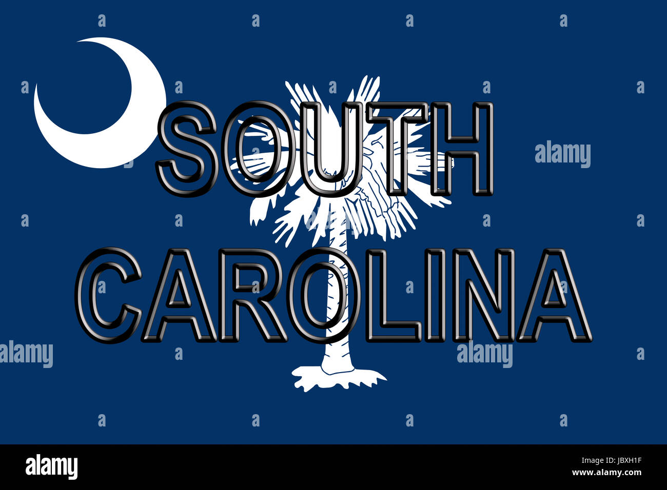 South carolina flag hi-res stock photography and images - Alamy