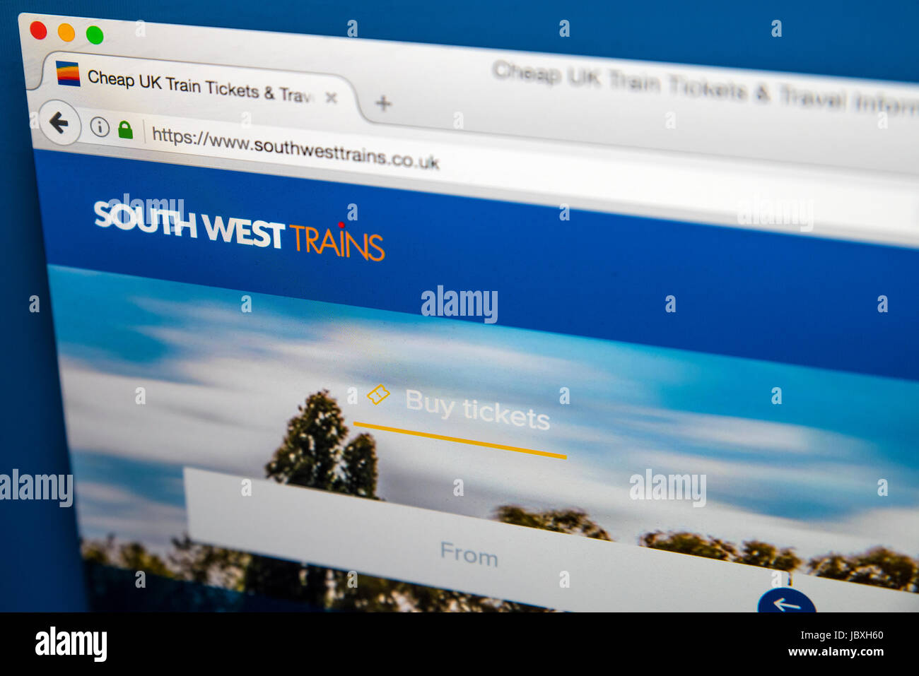 South west trains logo hi-res stock photography and images - Alamy