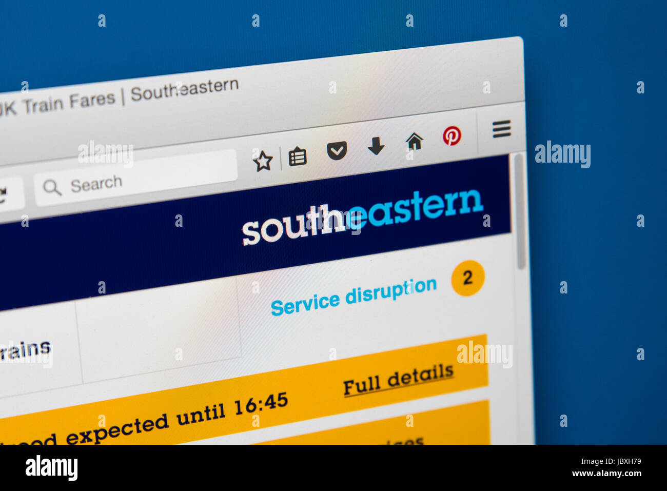 Southeastern train logo hi-res stock photography and images - Alamy