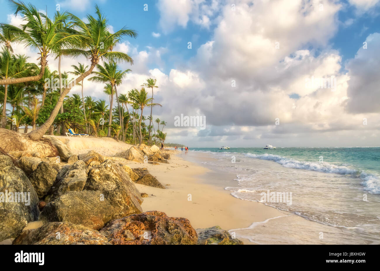 Punta Cana in the Dominican Republic Stock Photo - Alamy
