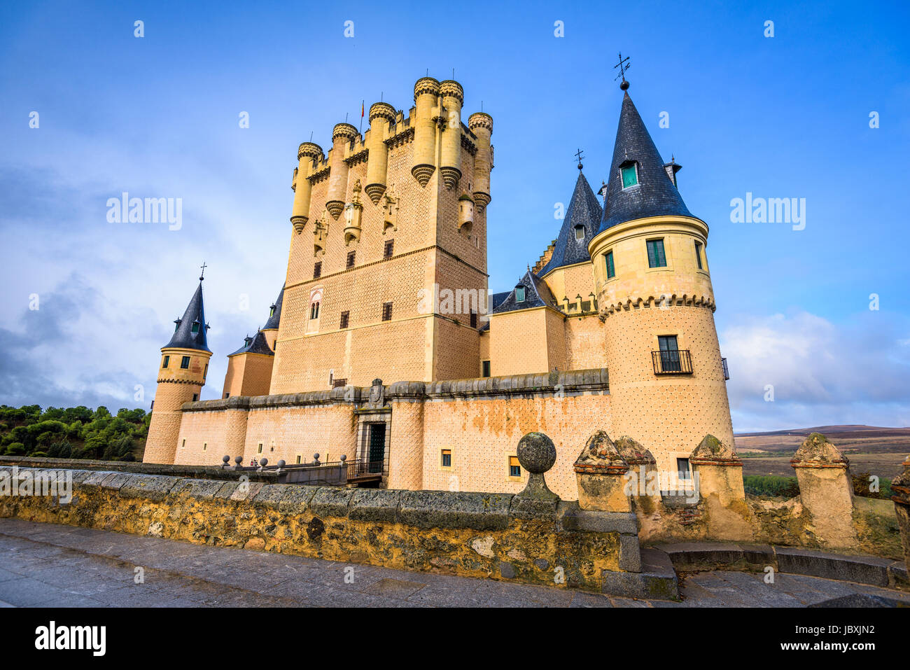 Segovia, Spain at Segovia Castle Stock Photo - Alamy