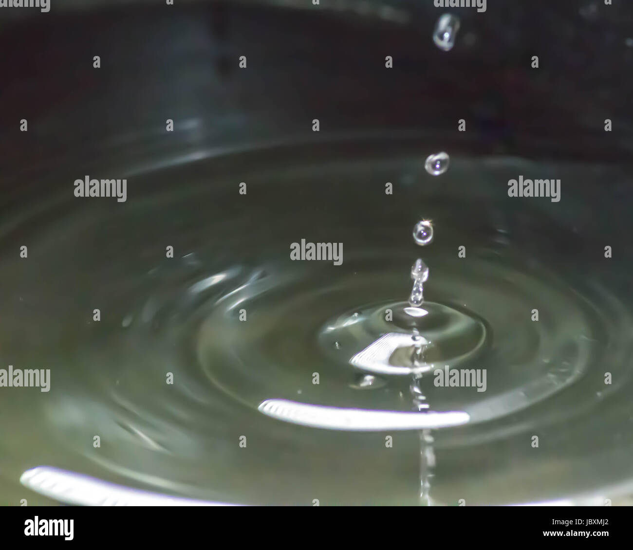 Water dripping into pool Stock Photo - Alamy