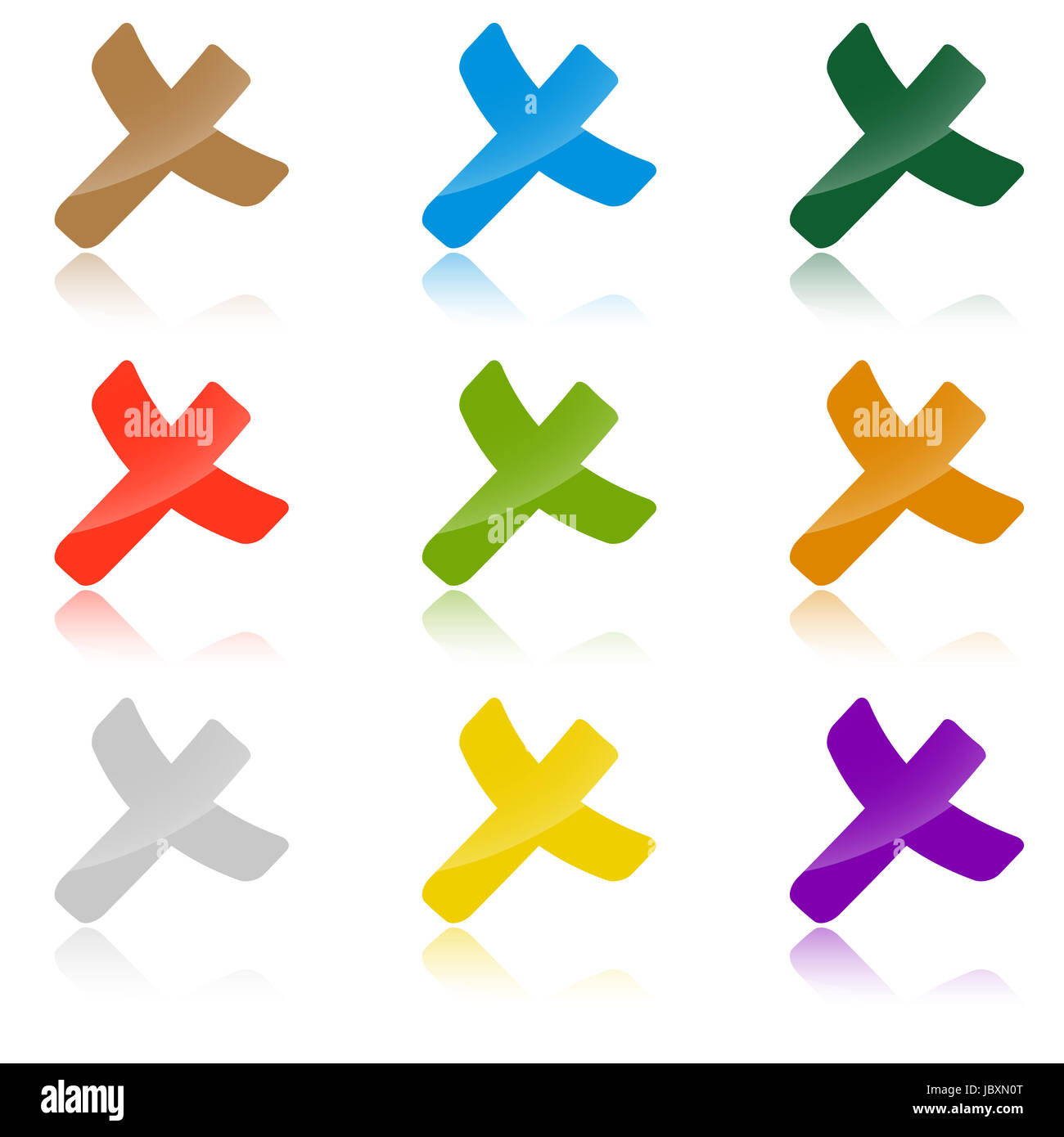 collection crosses colorful Stock Photo - Alamy