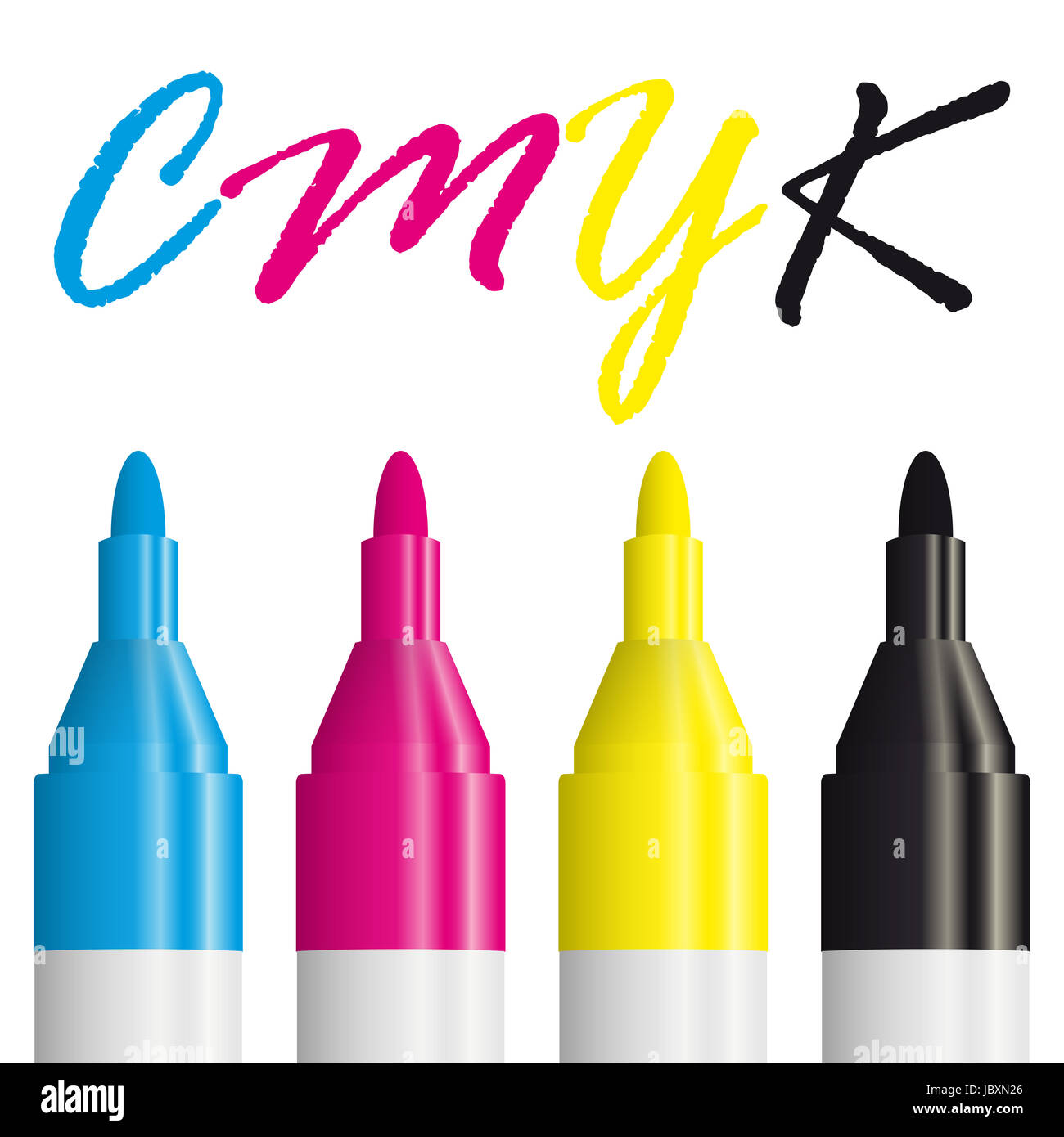 Primary colours cmyk hi-res stock photography and images - Alamy
