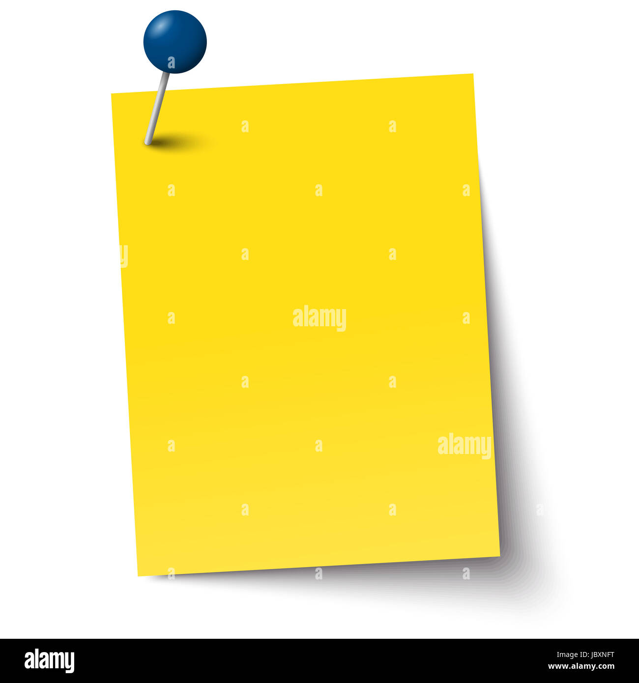 colored empty paper with pin needle Stock Photo - Alamy