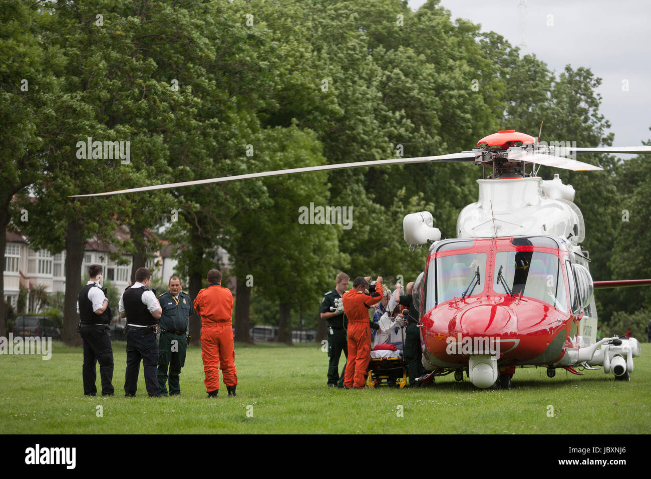 An AgustaWestland AW139 helicopter operated by the UK Coastguard rescue ...