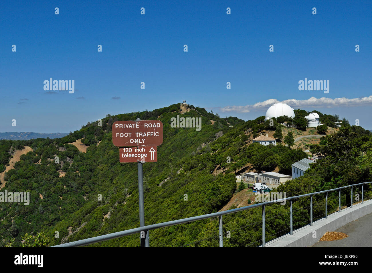 signs, to 120 inch telescope, private road foot traffic only, Lick ...