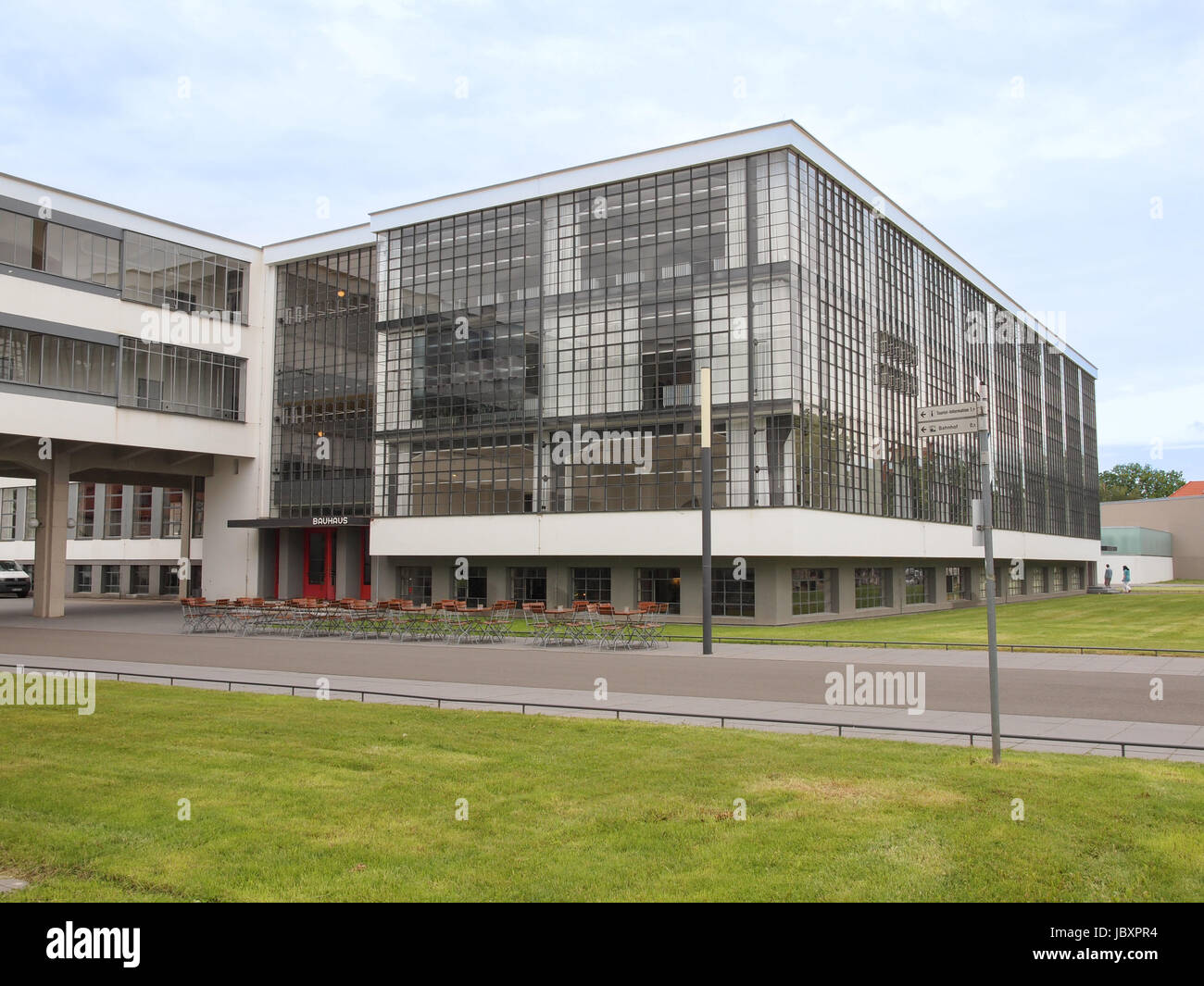 The bauhaus school in dessau designed by gropius in 1925 hi-res stock ...