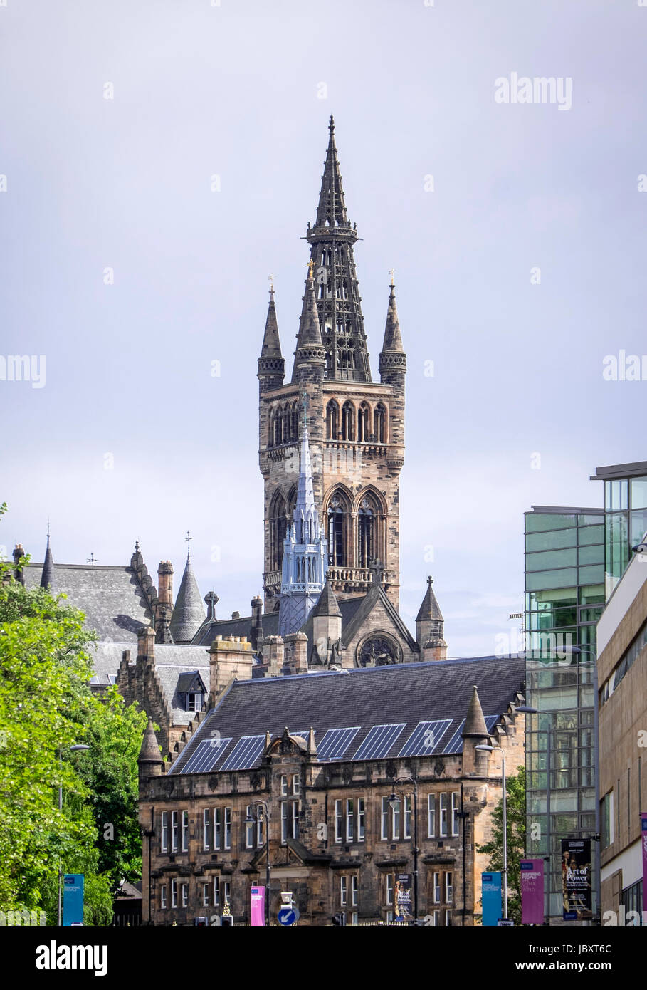 glasgow the biggest city in scotland,uk Stock Photo - Alamy