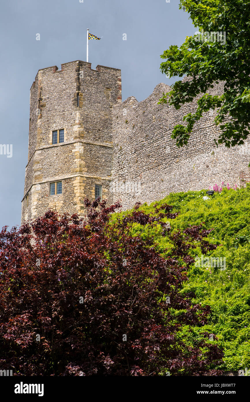 A view of the historic Lewes Castle in East Sussex, UK Stock Photo - Alamy