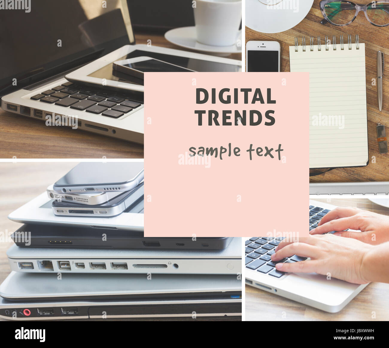 modern computer gadgets Stock Photo - Alamy