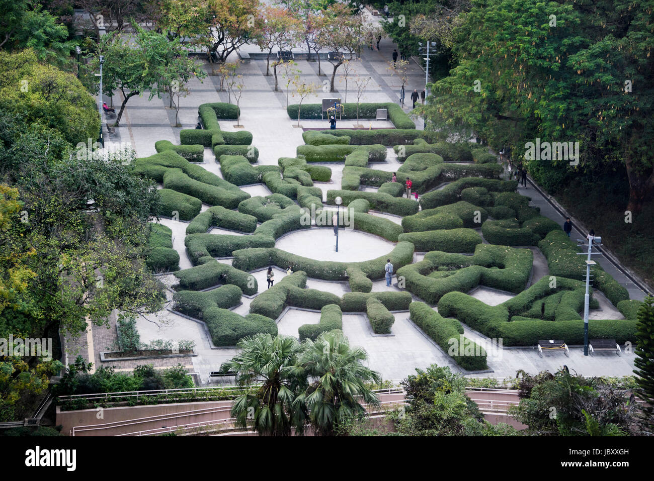 Go through maze in park hi-res stock photography and images - Alamy