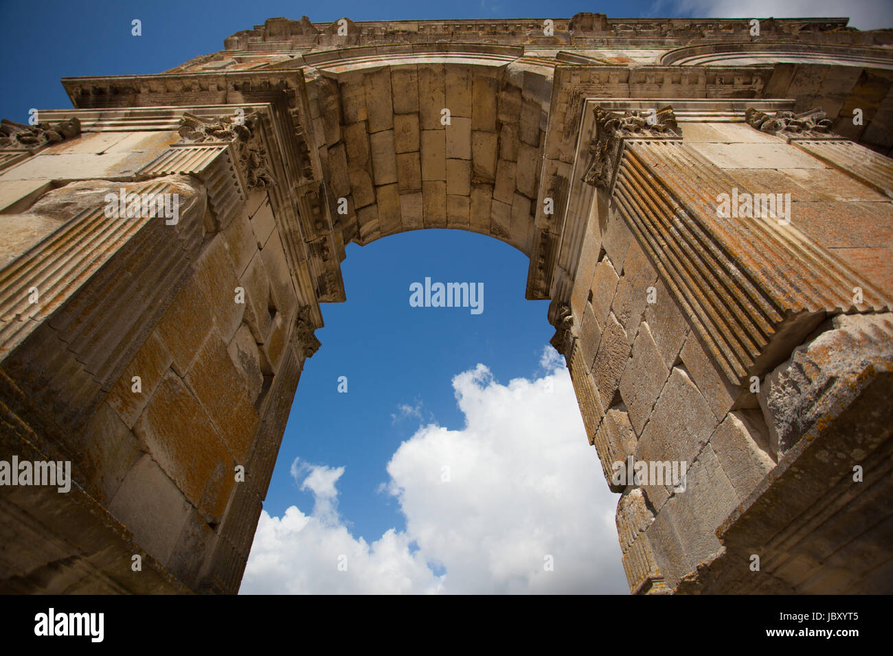 Germanic roman arch of the ville of Saintes in french charente maritime ...