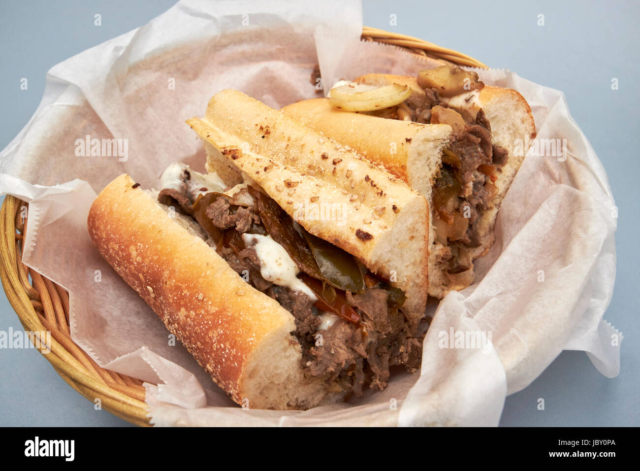 Philly cheese steak hi-res stock photography and images - Alamy