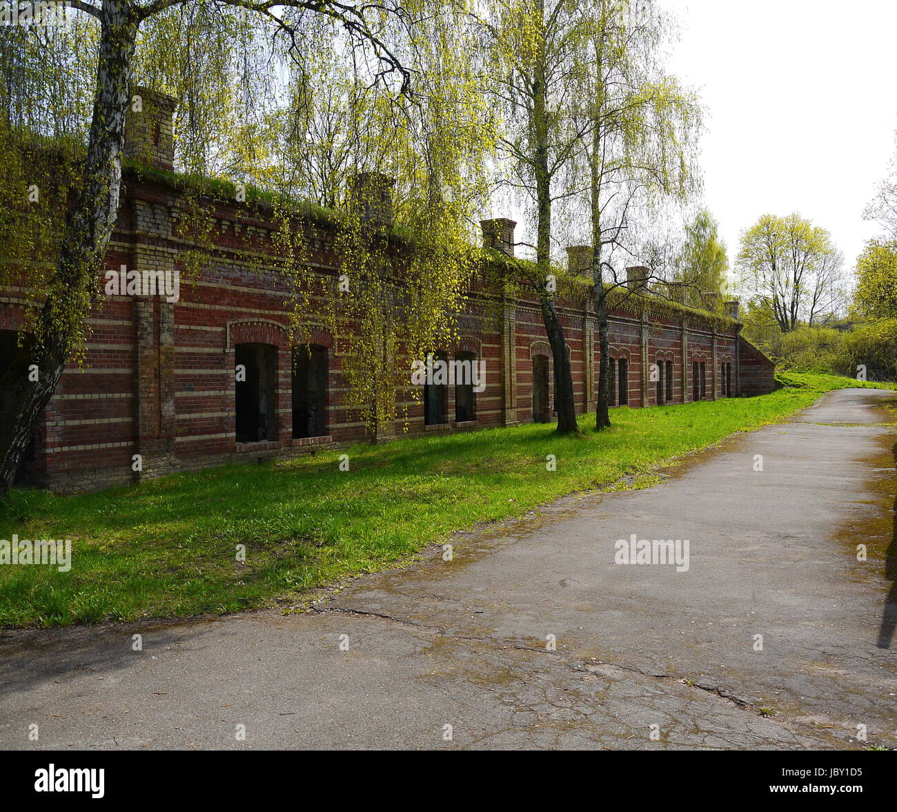 Interior of an abandoned Soviet military base, Latvia Stock Photo - Alamy