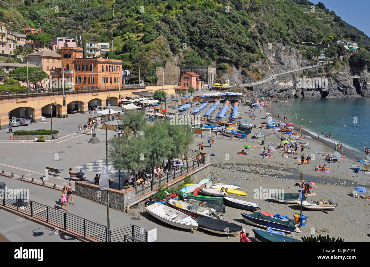 Monterosso al Mare, Cinque Terre, Italien, küste, ligurien, ligurische ...
