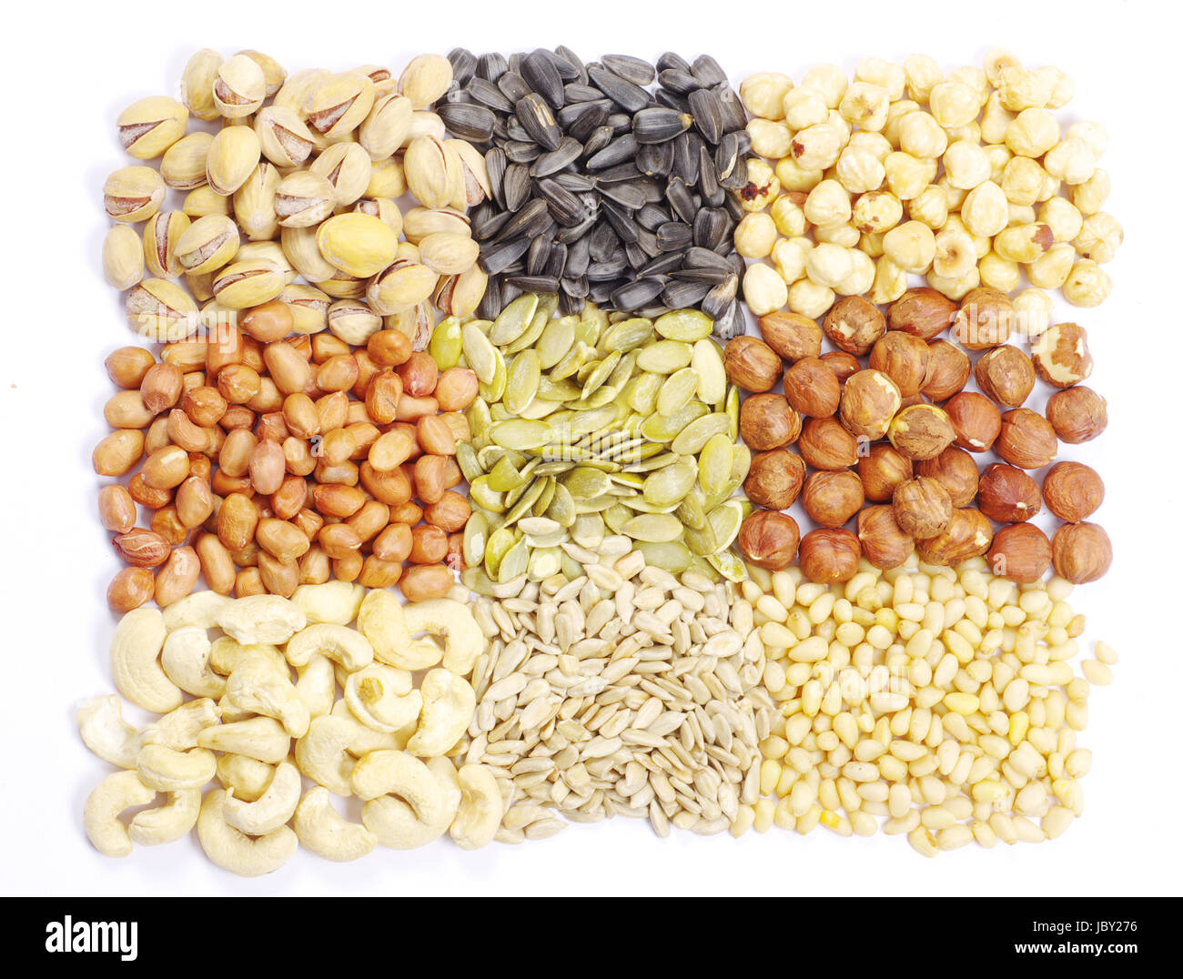 seeds and nuts with collection Stock Photo - Alamy