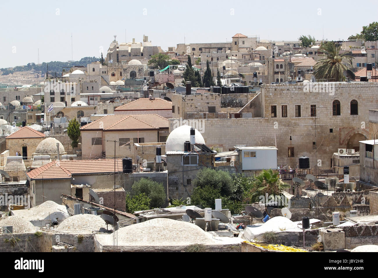 Jerusalem old town city view, Jerusalem, Israel Stock Photo - Alamy